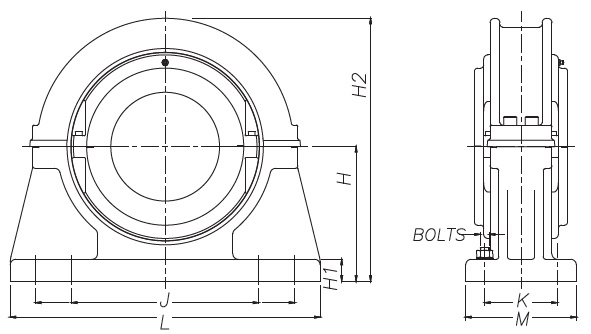 Part Number HSE1100BRHS, Split Cylindrical Roller Bearing Heavy Series ...